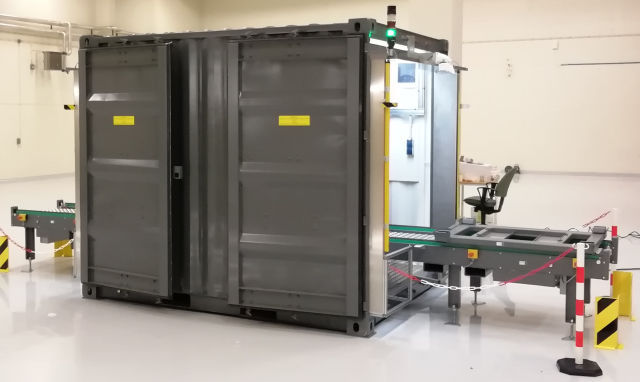 Gamma contamination monitor - HWM-1800C - LUDLUM - for conveyor / chamber