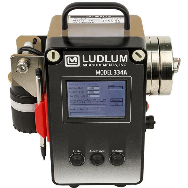 Air monitoring device - 334A - LUDLUM - concentration / alpha particle ...