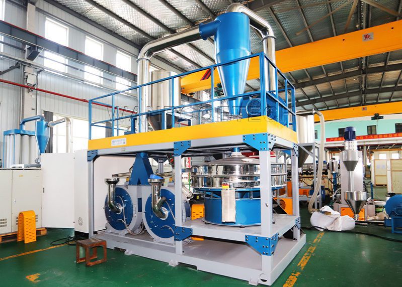 Plastic pulverizer - PNMF-Pro - WANROOE-TECH - disc / blade / vertical