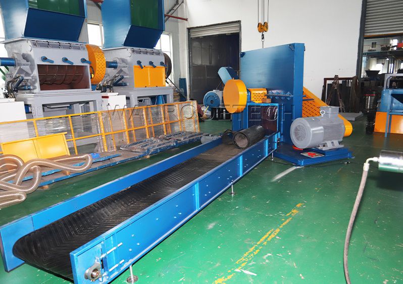 Rotor granulator - PNPC-F series - WANROOE-TECH - for plastics / for pipes