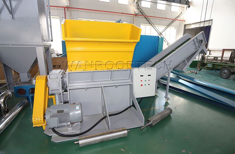 Primary shredder - WRPS-1300 - WANROOE-TECH - single shaft / for wood ...