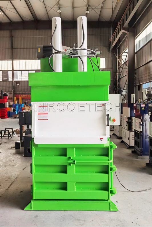 Waste baling press - PNDB-KL series - WANROOE-TECH - vertical / front ...