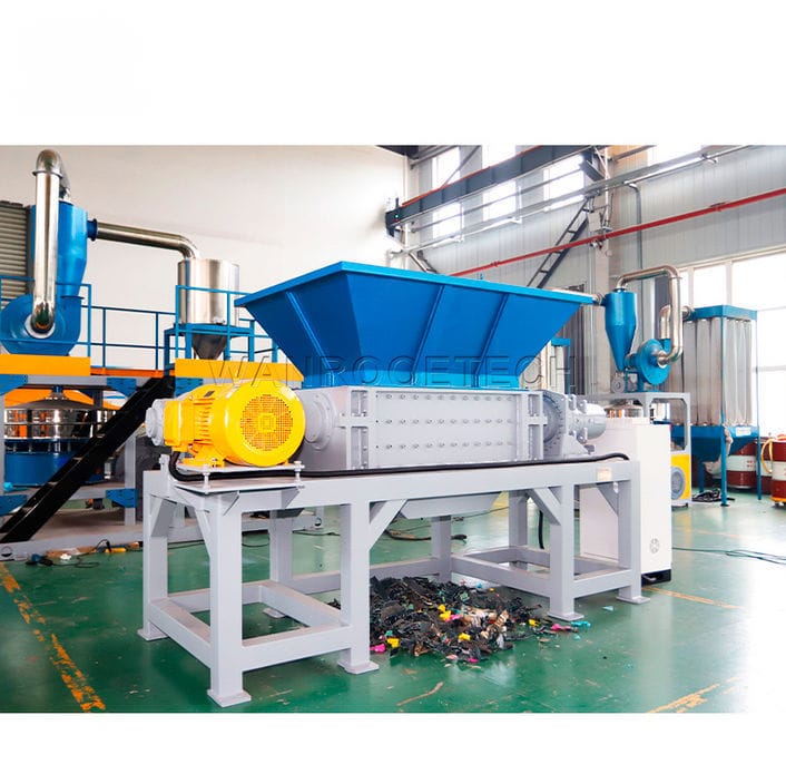 Primary shredder - PNSS series - WANROOE-TECH - double shaft / for ...
