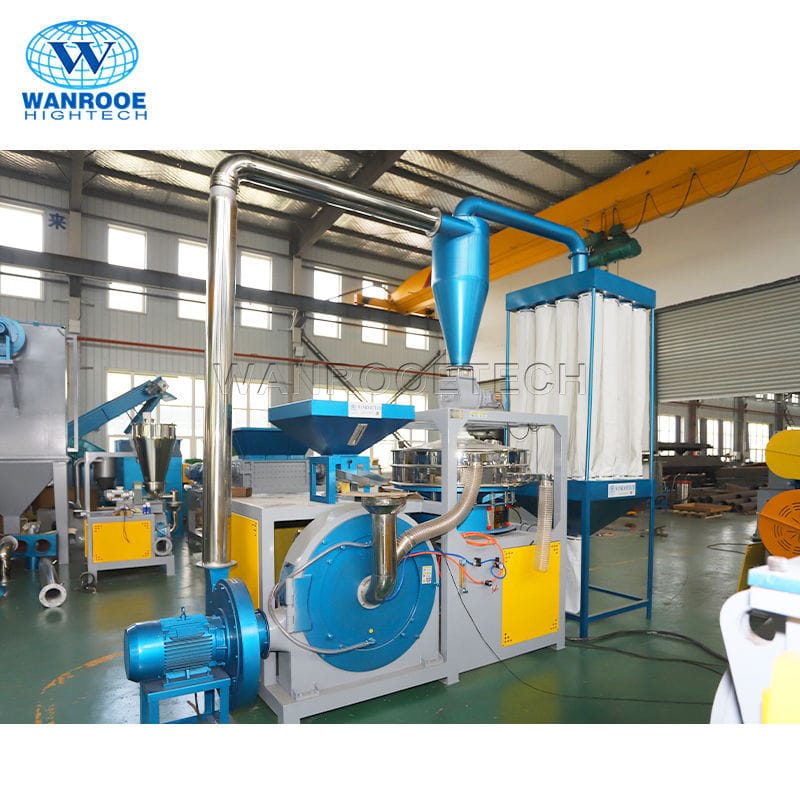 Powder pulverizer - PNMF series - WANROOE-TECH - for plastics / rotor ...