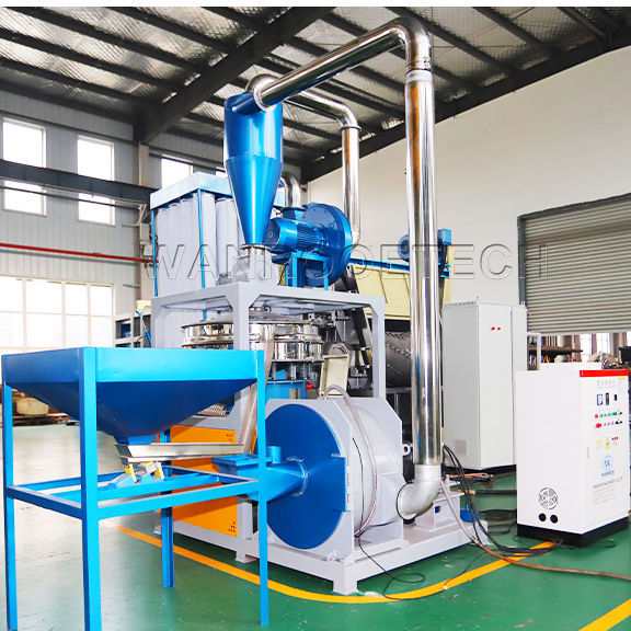 Waste mill - PNMP series - WANROOE-TECH - for plastics / rotor / vertical