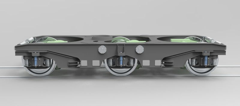 Locomotive bogie - TRIAX - CFD Group - standard gauge / electric / 3-axle
