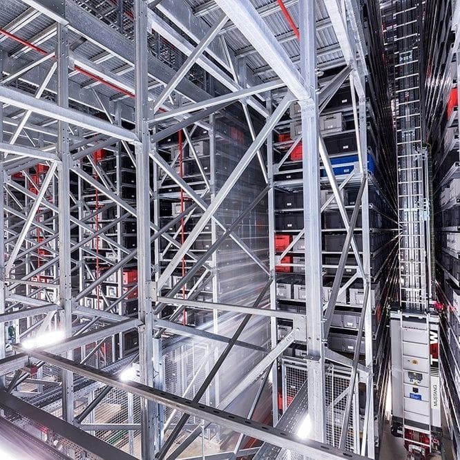 Automatic stacker crane - TGW Mustang R - VRC WAREHOUSE TECHNOLOGIES