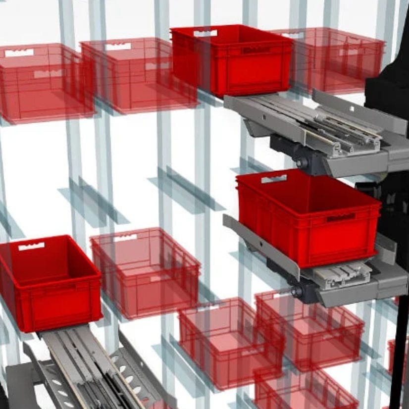 Storage system stacker crane - VRC WAREHOUSE TECHNOLOGIES - mini / for ...