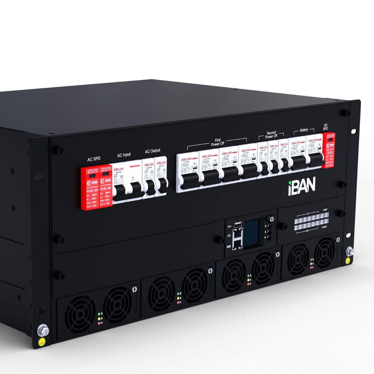 Rack-mount power supply - EPS48200 - IBAN POWER - AC/DC / DC/DC / switching