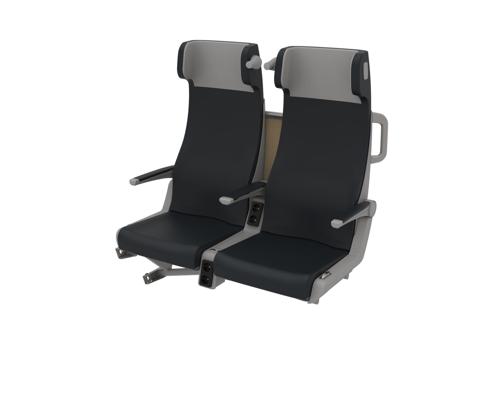 Classical train seat - Nordic Star Rail - COMPINFAINSA - for high speed ...