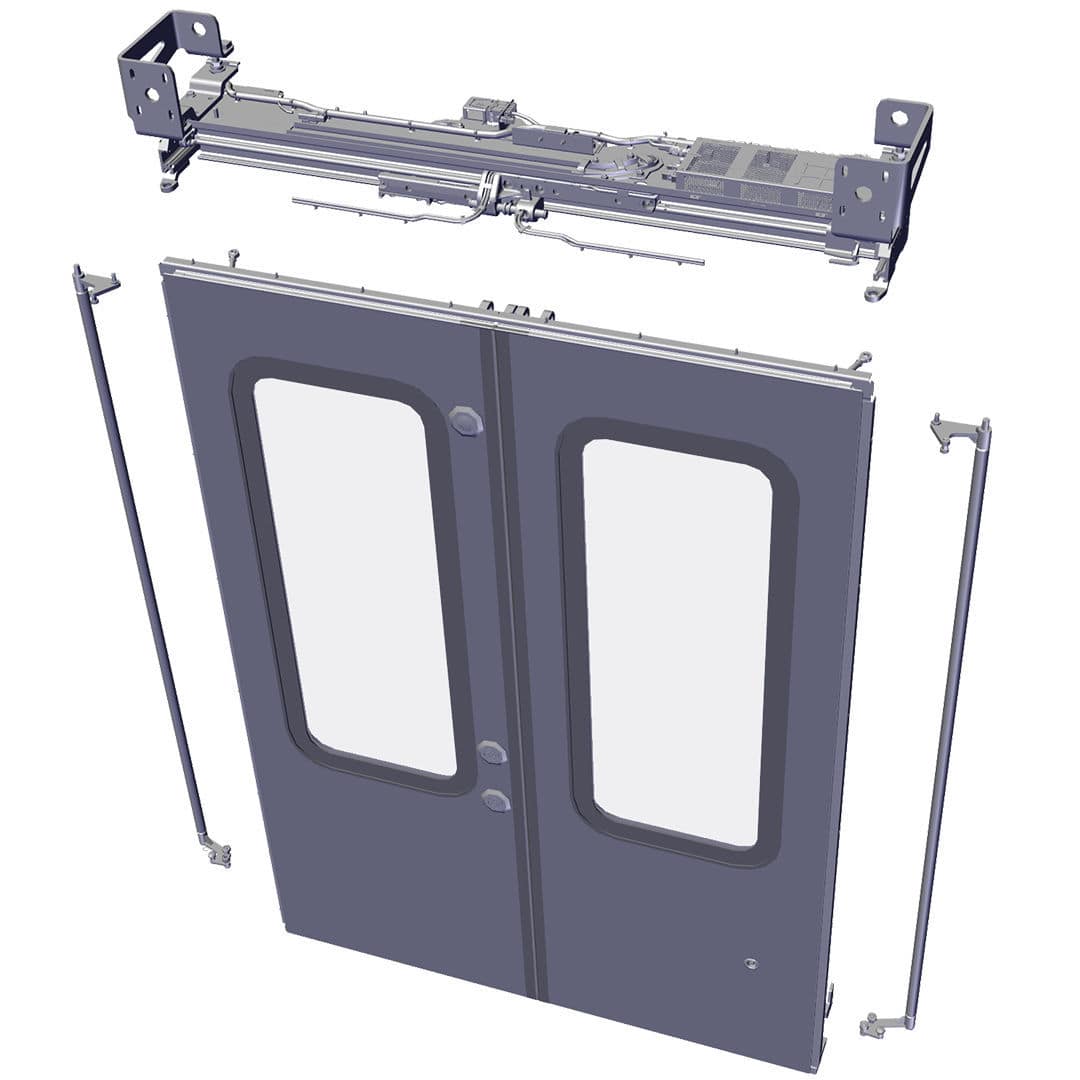 Sliding train door - BIDS-3 - BODE - electric / passenger access / for ...