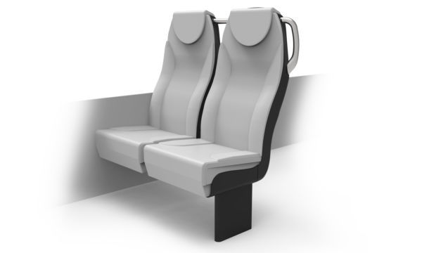 Classical train seat - EXO-3000 - Khrome - for commuter trains ...