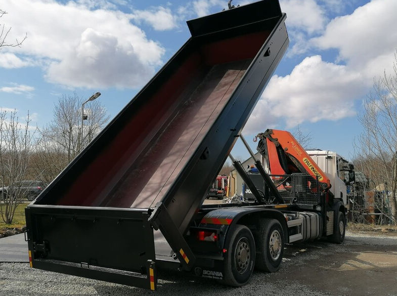 Tractor-mounted dumper - CLM series - Ecopress group - hydraulic / rear ...