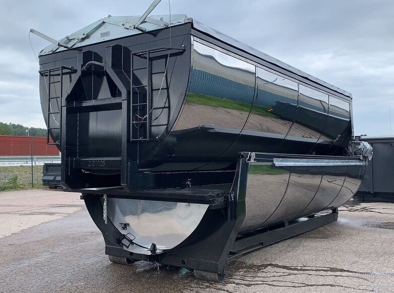 Tractor-mounted dumper - AC17 - Ecopress group - hydraulic / rear ...