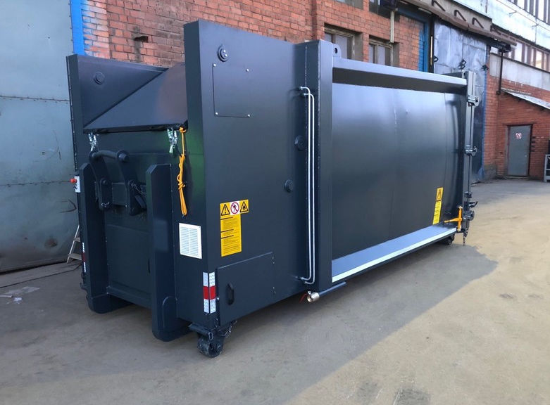 Organic waste compactor - EMC BIO - Ecopress group - mobile / hydraulic ...