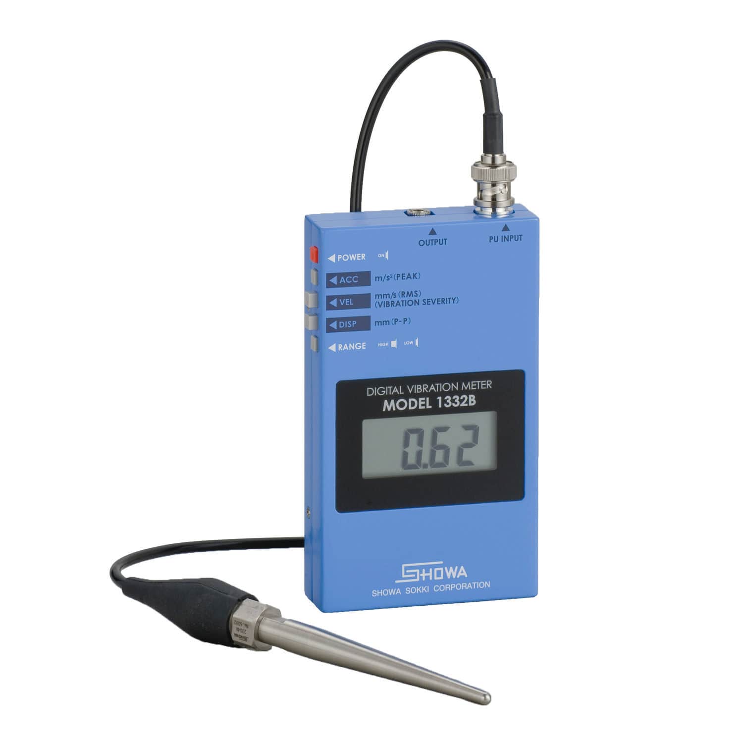 Digital vibrometer - MODEL-1332B - Showa Sokki Corporation