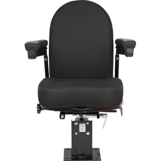 Black train driver seat - 3300 series - BAULTAR SEATING SOLUTIONS - for ...