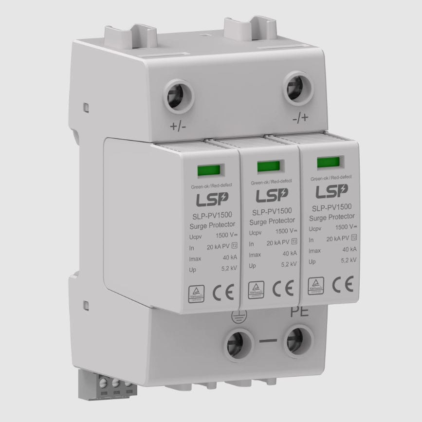 Type 2 surge protector - SLP-PV series - LSP - class II / varistor / DC