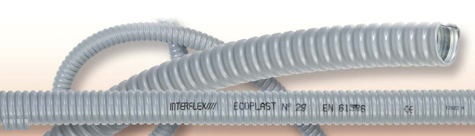 Protection conduit - ECOPLAST - INTERFLEX SL - spiral / for cables / steel