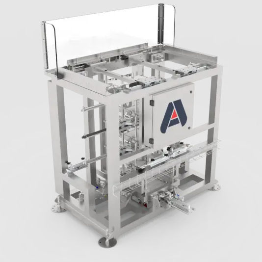 High-speed tray packer - TPR - Acepak - robotic / automatic / for trolleys