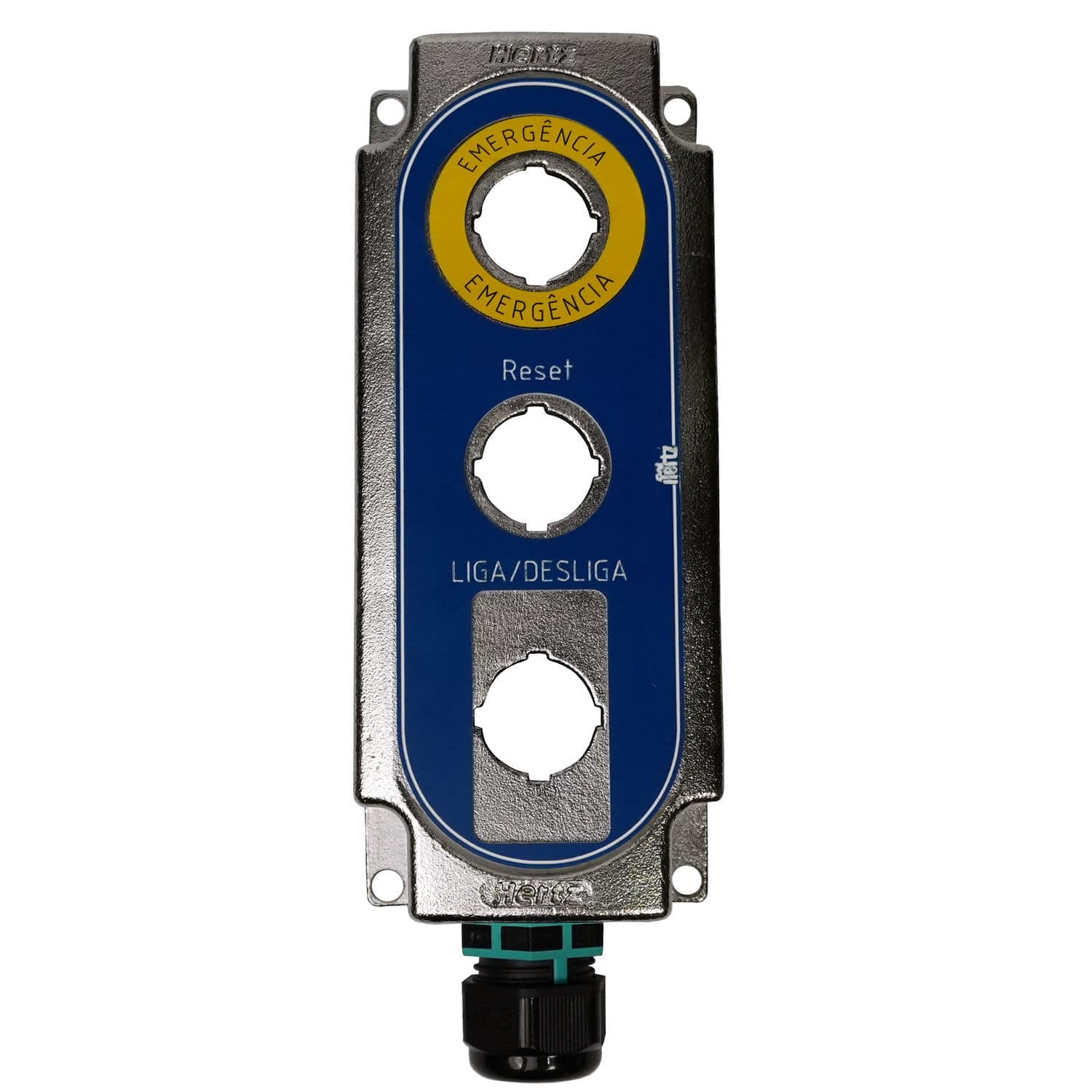 3-button push-button box - Hertz Solucoes - IP67 / compact / stainless ...