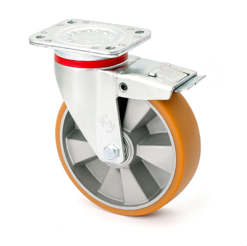 Wheel with solid tire - LVS/PA/125/KDS-N –500 Kg - MARBA - PA / ball ...