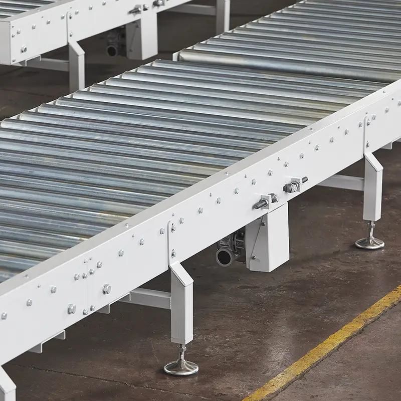 Roller conveyor - rails - horizontal / inclined / straight