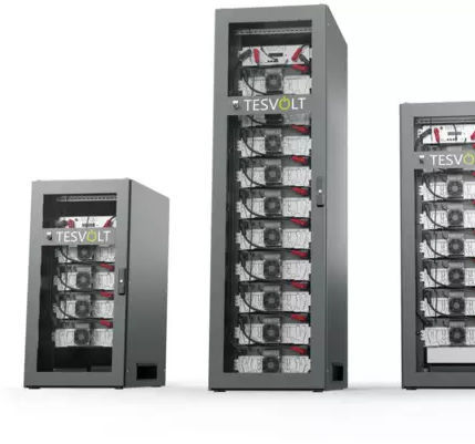 Compact energy storage system - TS HV 30-80 E - TESVOLT AG - three-phase
