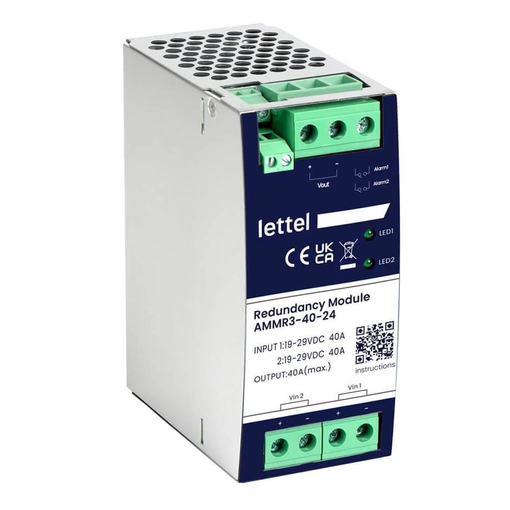 Redundancy module for DC power supplies - AMMR3 series - Lettel