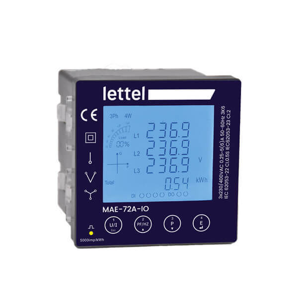 Electric energy meter - MAE-72V/A series - Lettel