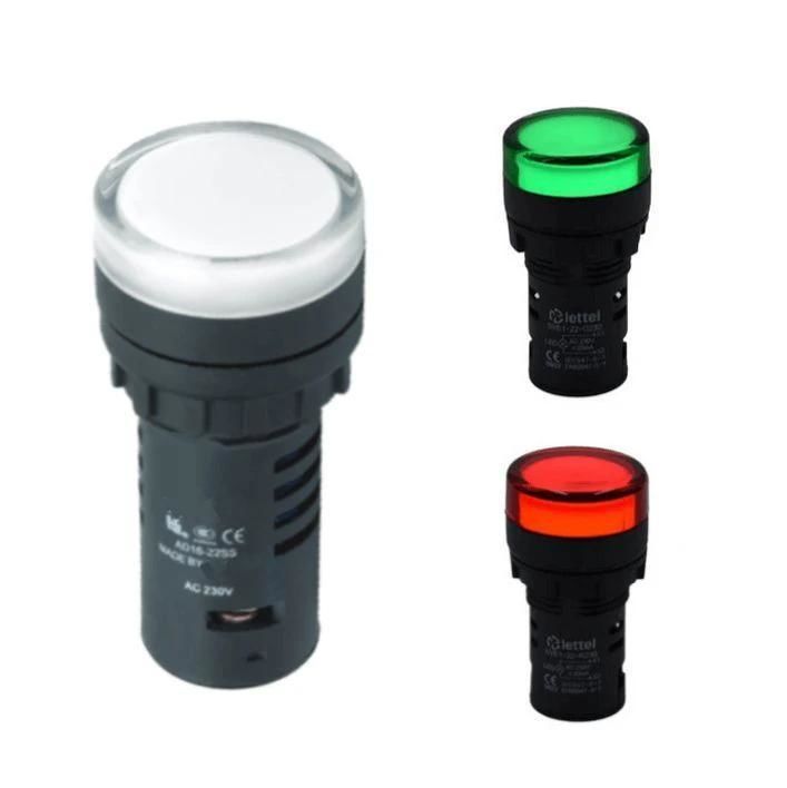 LED indicator light - SVE1-22 BI LED - Lettel - flush-mount / IP65 / IP68