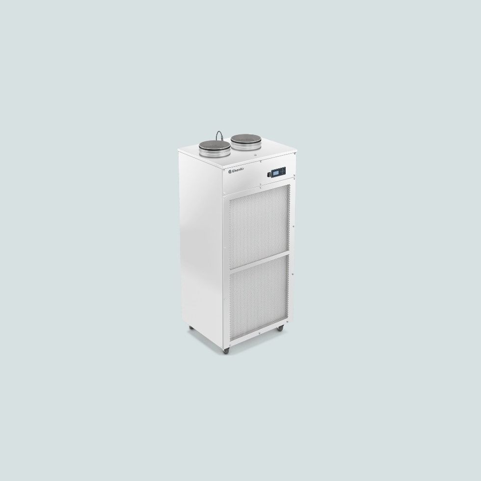 Mobile air purifier - FS 70 FG II HEPA - Qleanair - HEPA filter / for ...