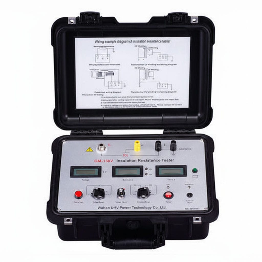 Portable insulation resistance meter - GM-15kV - Wuhan UHV Power ...