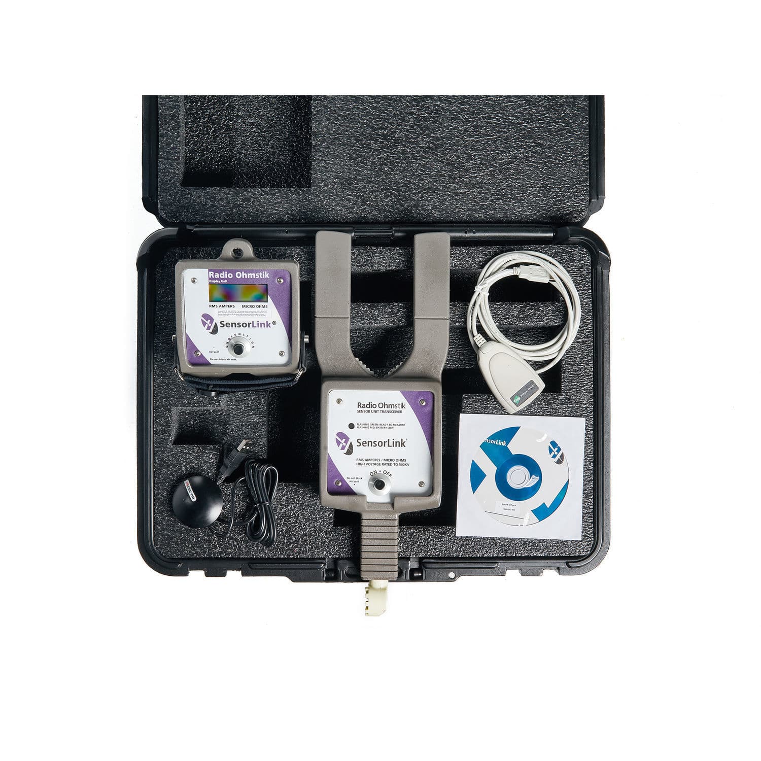 Digital microhmmeter - 6-182 - SENSORLINK - portable / battery-powered