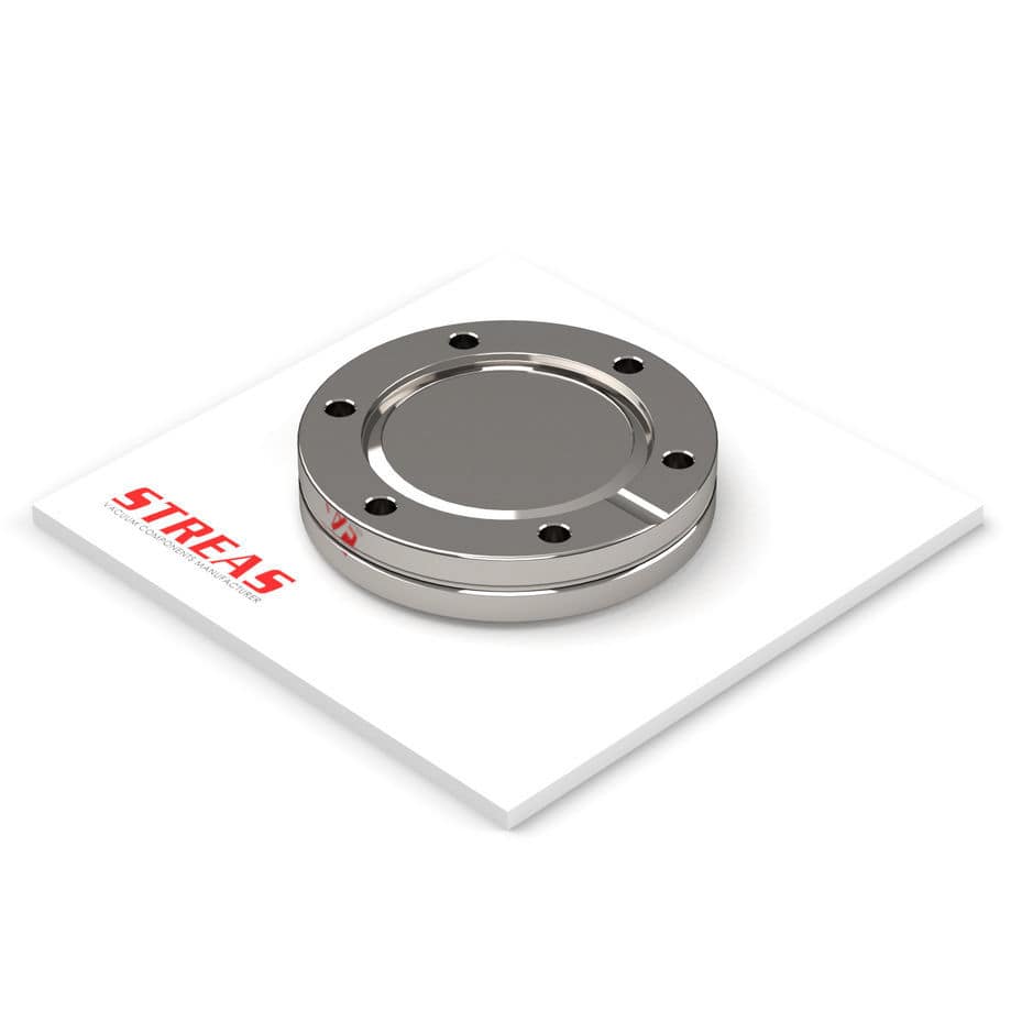 Blanking flange - FC16CF-F-4 - Streas srl - for pipes / stainless steel ...