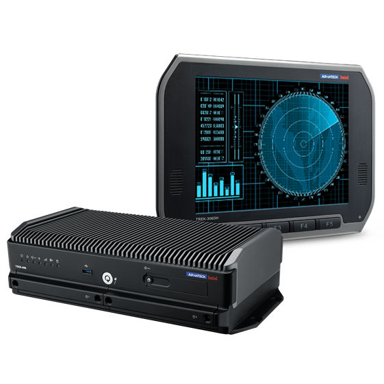Box computer - TREK-688 - ADVANTECH - embedded / vehicle-mount / 4th ...