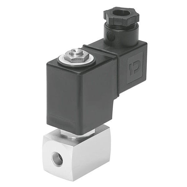 Direct-operated solenoid valve - VZWD - FESTO - 2-way / NC / for water