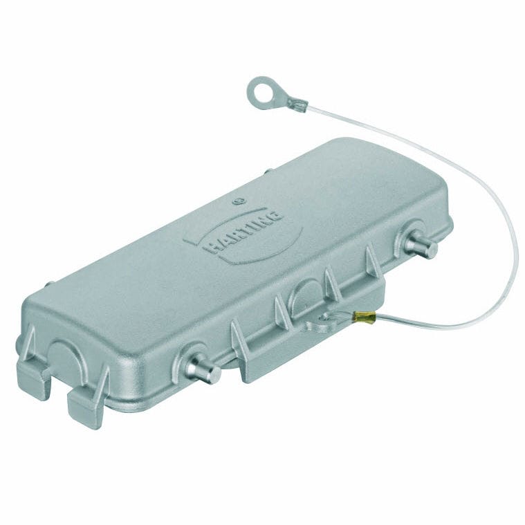 Electric connector housing - Han®EMC - HARTING - metal / EMC-shielded