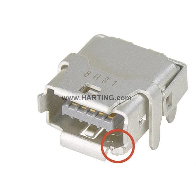 Data connector - ix Industrial® - HARTING - Ethernet / PCB / insulation