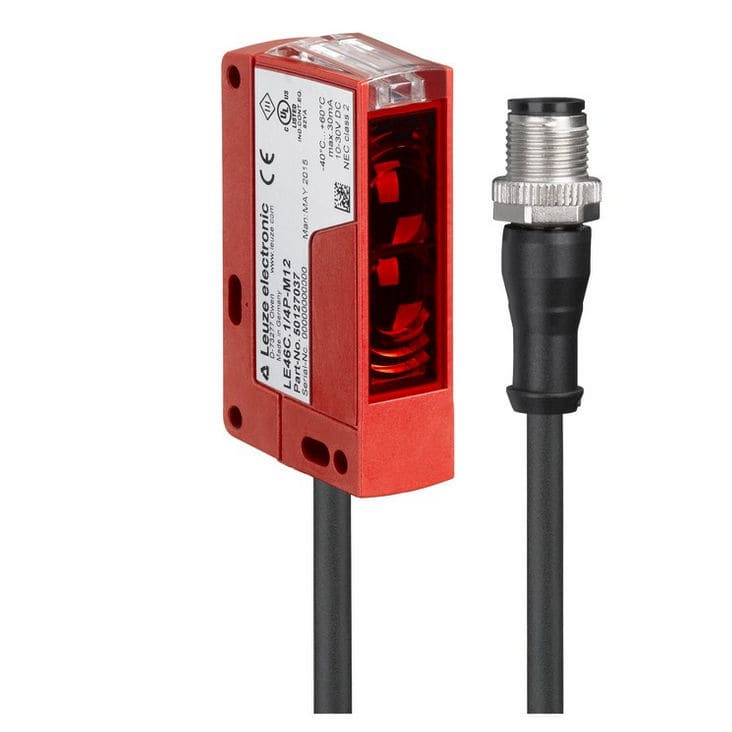Photoelectric sensor with background suppression - HT46C/4X-200-M12 - Leuze electronic GmbH + Co ...