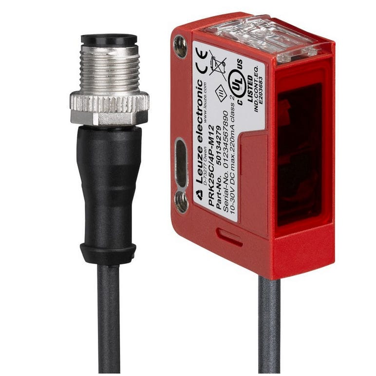 Polarized retroreflective photoelectric sensor - PRK25C.D/4P-200-M12 ...