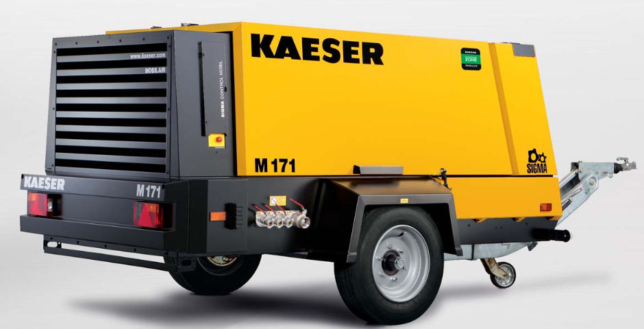 Screw compressor - MOBILAIR M171 - KAESER Kompressoren - air / diesel ...