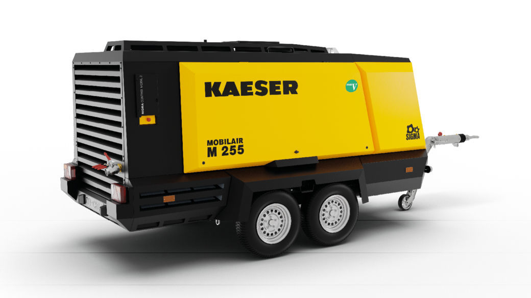 Screw compressor - M255 - KAESER Kompressoren - air / diesel engine ...