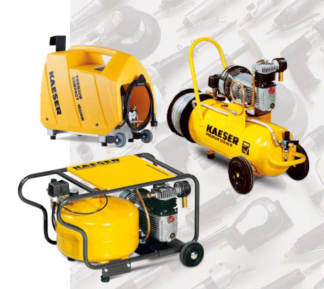 Air compressor - PREMIUM series - KAESER Kompressoren - on casters ...