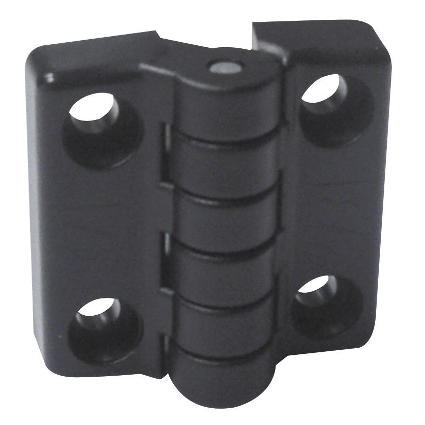 Edge-mounted hinge - 1287 - BETT SISTEMI - plastic / steel / socket