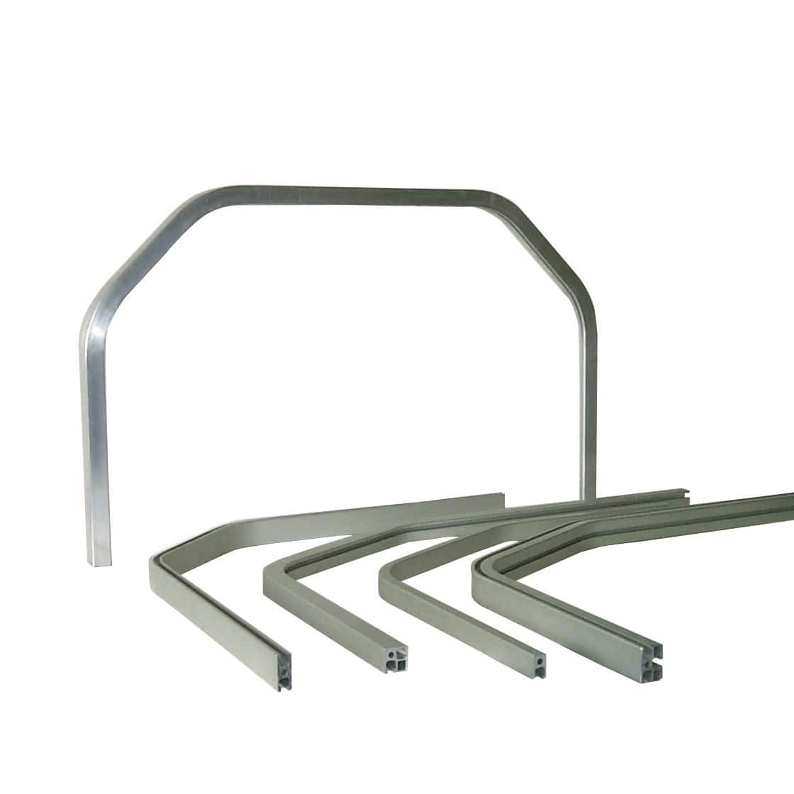 Aluminum profile - 1715 - BETT SISTEMI - grooved / door-mounted