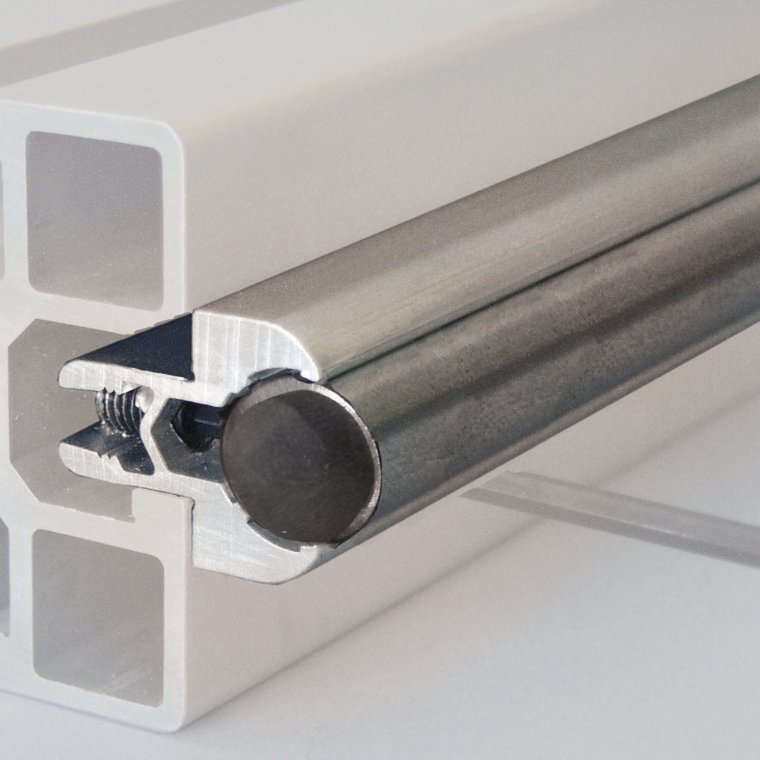 Aluminum profile - 3837 - BETT SISTEMI - grooved / construction / guide