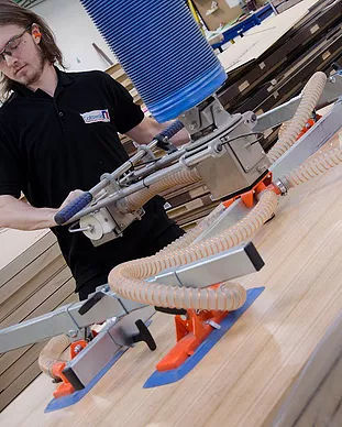 Door vacuum tube lifter - PALAMATIC