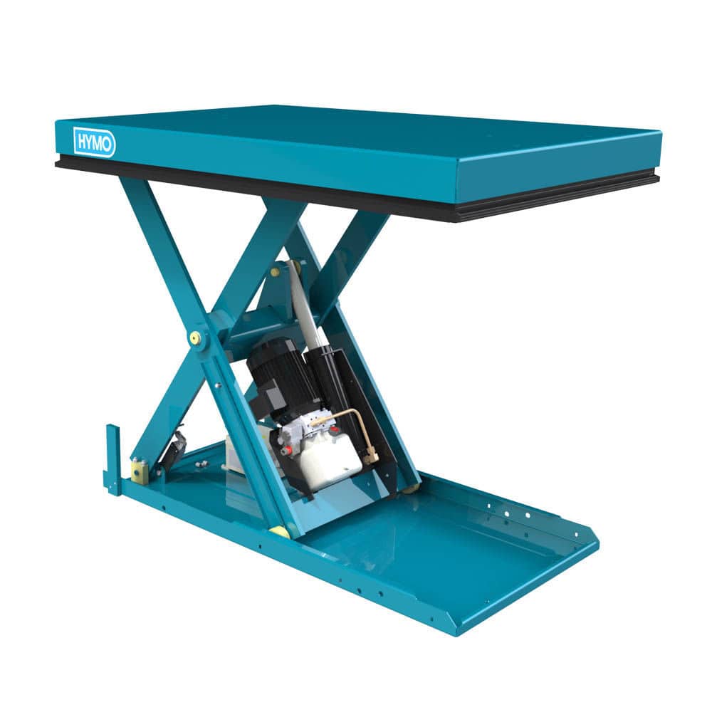 Scissor lift table - EAX series - HYMO - hydraulic / stationary