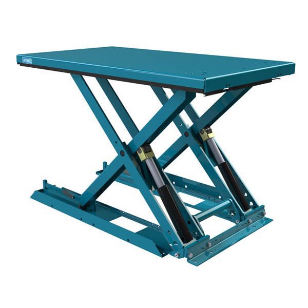 Scissor lift table - MX series - HYMO - electric / stationary / low-profile